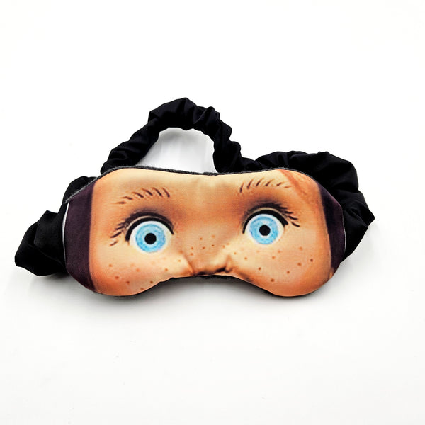 Doll Face Horror Eye Sleep Mask - Junkyard Witch