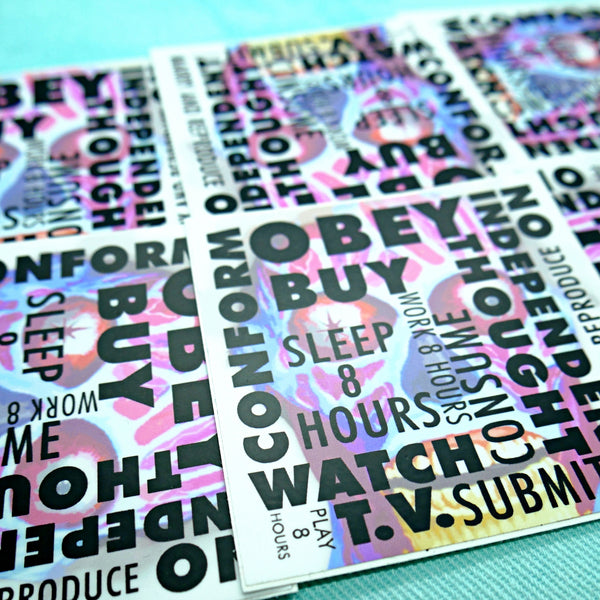 They Live! Propaganda Sticker - Junkyard Witch